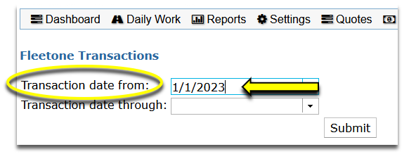 Fleet One Transactions – GoPhore - Auto Carrier Software