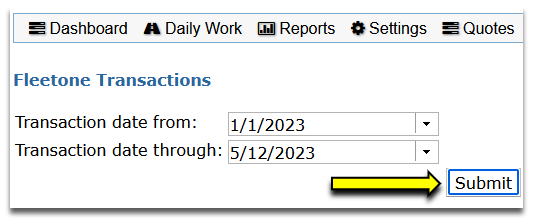 Fleet One Transactions – GoPhore - Auto Carrier Software