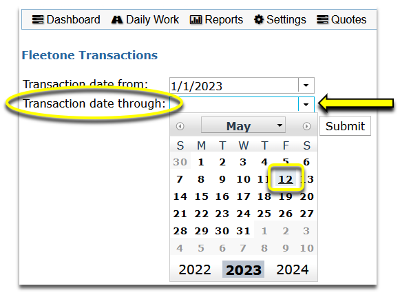 Fleet One Transactions – GoPhore - Auto Carrier Software