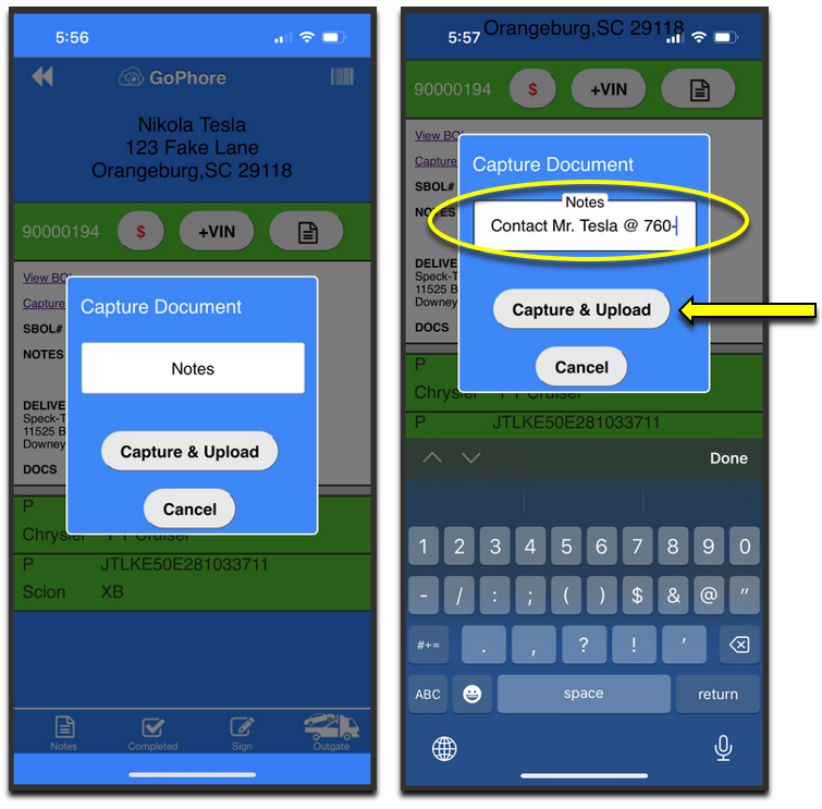Capture Documents and Upload to BOL – GoPhore - Auto Carrier Software