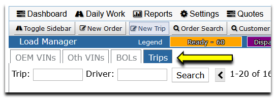How to Remove a BOL from a Trip – GoPhore - Auto Carrier Software
