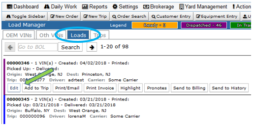 Create a Single BOL with Multiple Destinations/Consignees – GoPhore ...